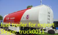 China factory sale 3 axles fuel semitrailer exported to Africa, hot sale! good price fuel tanker transported trailer for sale for sale