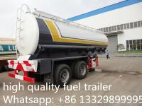 China hot sale high quality best price 35000 litres 2 axles fuel tank trailer, best quality chemical tank trailer for sale, for sale