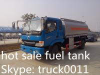 China Dongfeng 6 Wheel 8000L Gasoline Transport Fuel Tank Truck, hot sale fuel tank for sale, dongfeng fuel dispenser truck for sale
