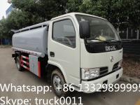 China Dongfeng 6 Wheel 8000L Gasoline Transport Fuel Tank Truck, hot sale fuel tank for sale, dongfeng fuel dispenser truck for sale