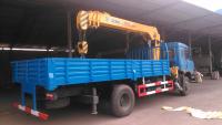 China best price 4*2 8tons truck mounted crane for sale, factory sale good price newdongfeng 8tons cargo truck with crane for sale