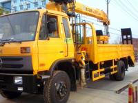China best price 4*2 8tons truck mounted crane for sale, factory sale good price newdongfeng 8tons cargo truck with crane for sale