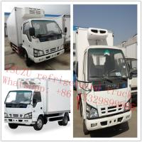 China hot sale ISUZU Euro 4 120hp 3 ton 4x2 refrigerator cooling van for sale refrigerated truck isuzu for sale