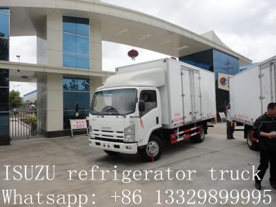 China CLW brand refrigerated truck for fresh vegetables and fruits for sale, high quality cold room truck for frozen food for sale