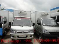 China CLW brand refrigerated truck for fresh vegetables and fruits for sale, high quality cold room truck for frozen food for sale
