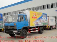 China CLW brand refrigerated truck for fresh vegetables and fruits for sale, high quality cold room truck for frozen food for sale