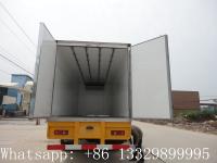China hot sale dongfeng tianjin refrigerated truck with US Carrier reefer, best price dongfeng 15tons cold room truck for sale for sale