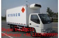 China T-King gasoline and CNG refrigerated truck for sale, Hot sale T-king brand gasoline-CNG cold room truck for frozen food for sale