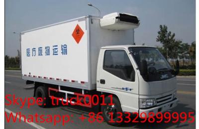 China T-King gasoline and CNG refrigerated truck for sale, Hot sale T-king brand gasoline-CNG cold room truck for frozen food for sale