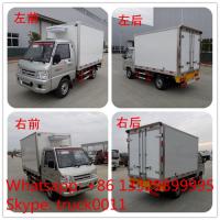 China high quality and competitive price 1tons forland refrigerator minivan for sale, forland RHD 1tons mini freezer van truck for sale