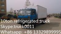 China dongfeng brand LHD/RHD 10-12ton refrigerated truck for sale, best price freezer van truck for fresh fruits and vegetable for sale