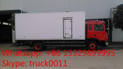 China good Performance 4x2 JAC refrigerated trucks for sale, best price JAC 10-15tons freezer van truck for eggs and fruits for sale