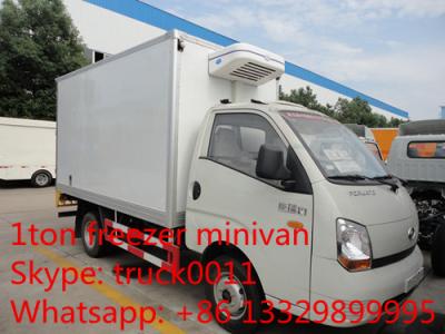 China Forland 4*2 LHD mini cold room truck for sale, forland brand LHD refrigerated minibus for ice-cream and frozen food for sale