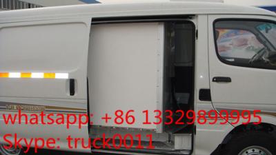 China best price foton 4*2 LHD1.5ton refrigerated minivan for sale, 2017s new freezer minivan for ice-cream and frozen food for sale