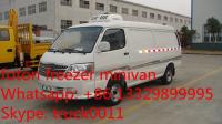 China best price foton 4*2 LHD1.5ton refrigerated minivan for sale, 2017s new freezer minivan for ice-cream and frozen food for sale