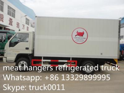 China best price forland RHD 4*2 4tons refrigerated truck for sale, forland Brand 4000kgs cold room truck for frozen food for sale