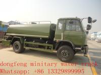 China high quality best price China supplier dongfeng water tank for sale, factory sale best price dongfeng cistern truck for sale