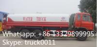 China hot sale dongfeng 6*4 Euro 3 210hp diesel 18cbm-22cbm water truck, factory sale best price dongfeng 22m3 cistern truck for sale