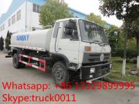 China best selling factory sale best price dongfeng 153 15,000L cistern truck,new dongfeng 4*2 LHD/RHD water tank truck for sale