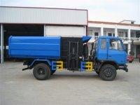 China dongfeng 4*2 LHD12cbm side loader garbage truck for sales, factory sale new best price wastes collecting vehicle for sale