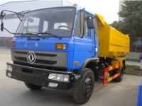 China dongfeng 4*2 LHD12cbm side loader garbage truck for sales, factory sale new best price wastes collecting vehicle for sale