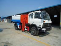 China dongfeng 4*2 LHD12cbm side loader garbage truck for sales, factory sale new best price wastes collecting vehicle for sale