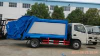 China hot sale small garbage compactor truck, 4cbm dongfeng refuse garbage truck, China made best price smallest garbage truck for sale