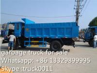 China 2020s high quality and best price dongfeng dump garbage truck, dongfeng 4*2 hot sale 8ton wastes collecting truck for sale