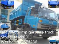 China 2020s high quality and best price dongfeng dump garbage truck, dongfeng 4*2 hot sale 8ton wastes collecting truck for sale