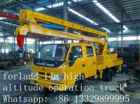 China hot sale best price CLW brand 12m-24m high altitude operation truck, factory direct sale CLW brand aerial working truck for sale