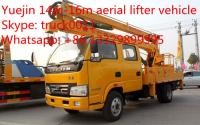 China Yuejin brand 4*2 LHD14m- 16m overhead working truck for sale,  YUEJIN brand 14m-16m aerial working platform truck for sale