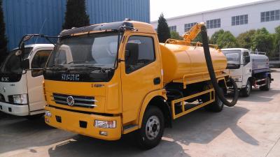China 120hp DONGFENG 4*2 Vacuum Suction Truck 5 ton fecal suction truck for sale, good price Vacuum tanker vehicle for sale for sale