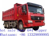 China SINO TRUK HOWO brand 6*4 LHD/RHD 30tons dump truck for sale, China HOWO brand staones and coal dump truck for sale for sale