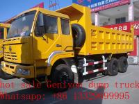 China 340HP Heavy Duty Hongyan Genlyon Dump Trucks, hot sale best price HONGYAN brand dump tipper truck for sale