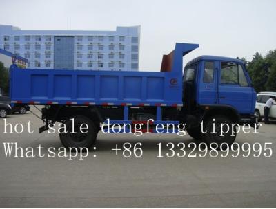 China dongfeng 145 10ton dump truck for sale, hot sale export model dongfeng LHD 170HP diesel dump tipper truck for sale for sale
