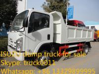 China ISUZU 4*2 6-8ton dump truck for sale, factory sale China cheaper prcie ISUZU brand dump tipprt truck for sale