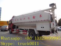 China Foton Aumark 20cbm feed pellet truck for sale, best price foton 10tons electronic poultry feed delivery truck for sale for sale