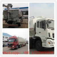 China Dongfeng tianjin 20cbm poultry feed pellet truck for sale, China best price 10tons animal feed transported truck sale for sale