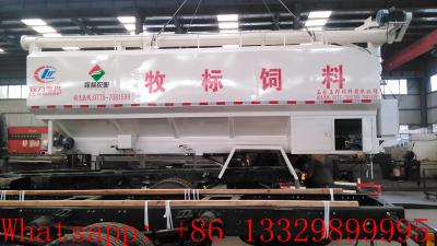 China best price animal feed tank mounted on cargo truck for sale, factory direct sale farm-oriented feed pellet tank truck for sale