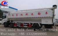China dongfeng tianjin 6*2 30cbm farm-oriented poultry feed truck for sale, best price 15tons animal feed transported truck for sale