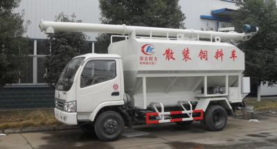 China high quality poultry fish feed transport truck for sale, poulty and livestocks animal feed pellet tank truck for sale for sale