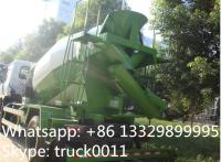 China dongfeng 153 yuchai 4*2 LHD/RHD 180hp 6cbm 4*2 small concrete mixer truck for sale. Best price cement mixer truck for sale