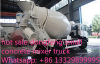 China dongfeng 153 yuchai 4*2 LHD/RHD 180hp 6cbm 4*2 small concrete mixer truck for sale. Best price cement mixer truck for sale