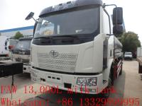 China FAW 4*2 13,000L stainless steel milk tank for sale, China supplier of factory sale best price fresh milk delivery truck for sale