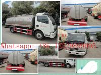 China factory price high quality road milk tank truck for sale, factory direct sale best price CLW stainless steel milk truck for sale