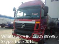 China Foton auman 8*4 stainless steel food grade 25cbm milk truck for sale, FOTON 25,000L stainless steel fresh milk truck for sale