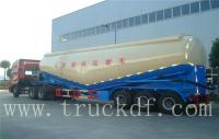 China 2020s new best price 3 axles 50cbm-90cbm powder material transport semitrailer for sale, bulk cement powder trailer for sale
