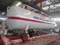China hot sale 40,000L mobile skid lpg gas station for refilling gas bottles, skid lpg gas tank with refilling system for sale for sale