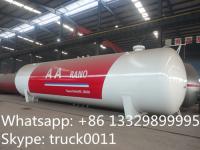 China 50 metric tons bulk surface lpg gas storage tank for sale, factory direct sale best price 120m3 propane gas storage tank for sale