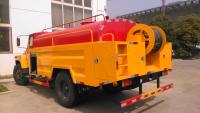 China Dongfeng long head high pressure cleaning truck (1000 gallon to 1500 gallon) for sale